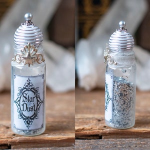 Silver Star Dust Magic Potion Bottles Magic Potions Fairy - Etsy