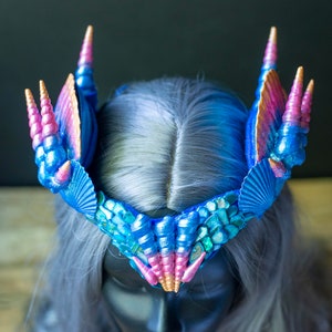 Rainbow Seashell Mermaid Crown, Mermaid Costume, Sea Witch Headpiece ...