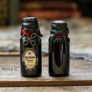 Elixir of Despair Potion Bottle for Potions Class, Halloween Display ...