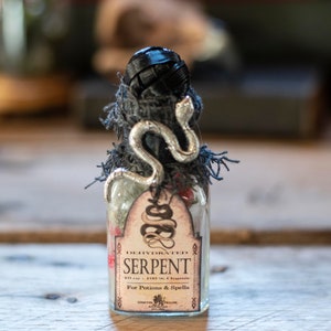 Serpent Potion Bottle, Wizard Potion, Witch Potion, Wizard School ...