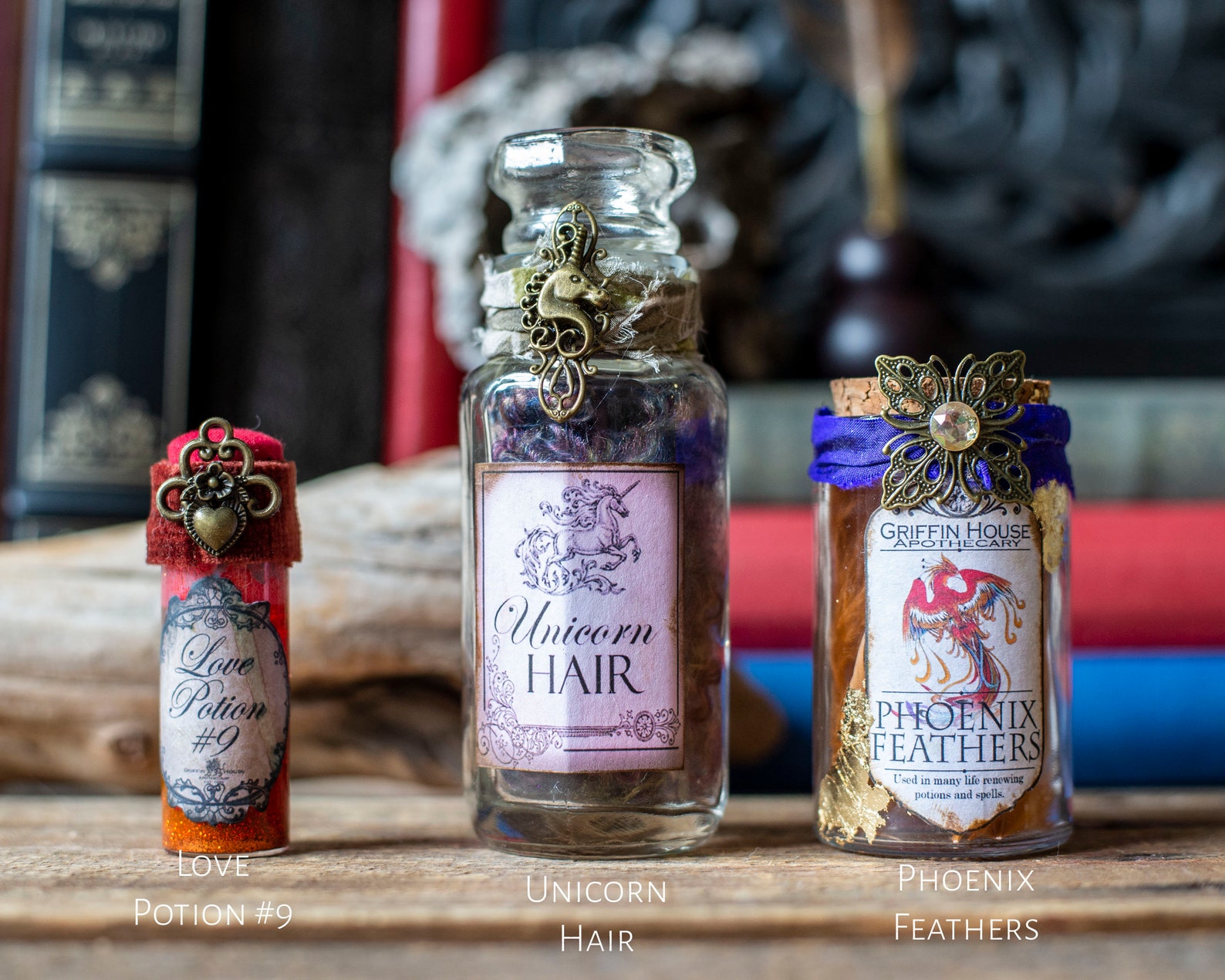 Magic Potion Bottles Magic Potions Altered Bottle Art Fairy | Etsy