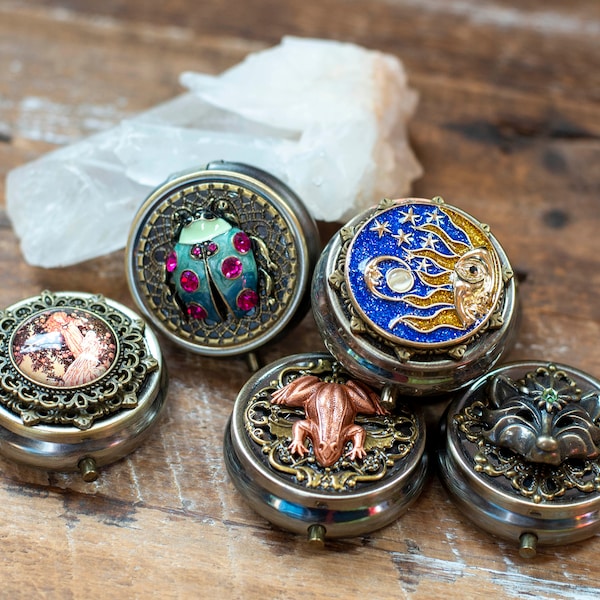 Decorative Pill Box - Etsy