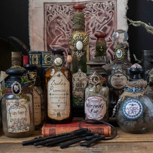 Extra Large Wizard Potion Bottles, Magic Potions, Altered Bottle Art ...