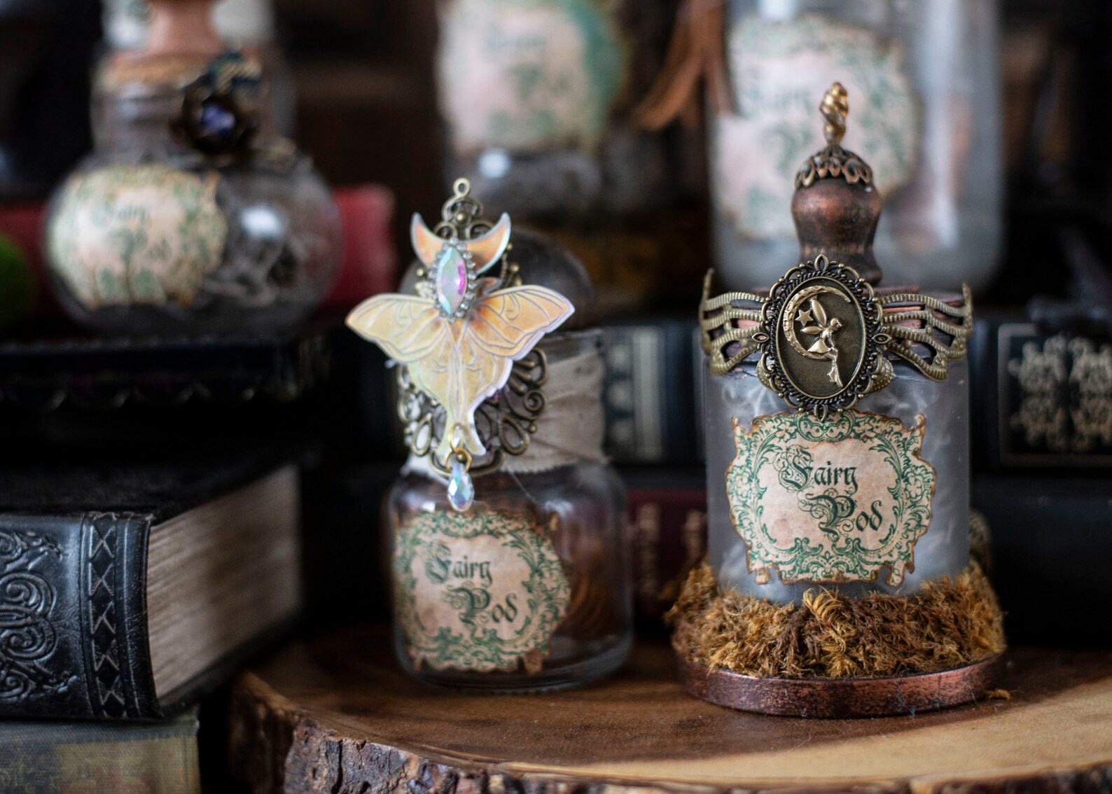 Magic Potion Bottles Fairy Magic Spells Upcycled Glass - Etsy