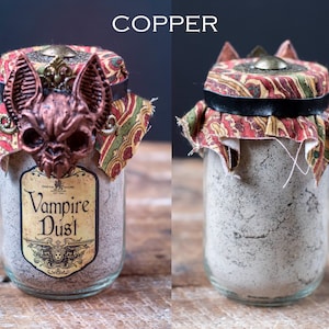 Vampire Dust Apothecary Jar, Halloween Potion Bottle, Vampire Potions ...