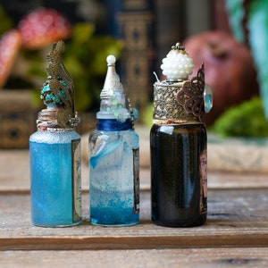 Mini Fairy Potion Bottles, Whimsical Pixie Dust Decor, Ethically Sourced Fairy Art - Etsy
