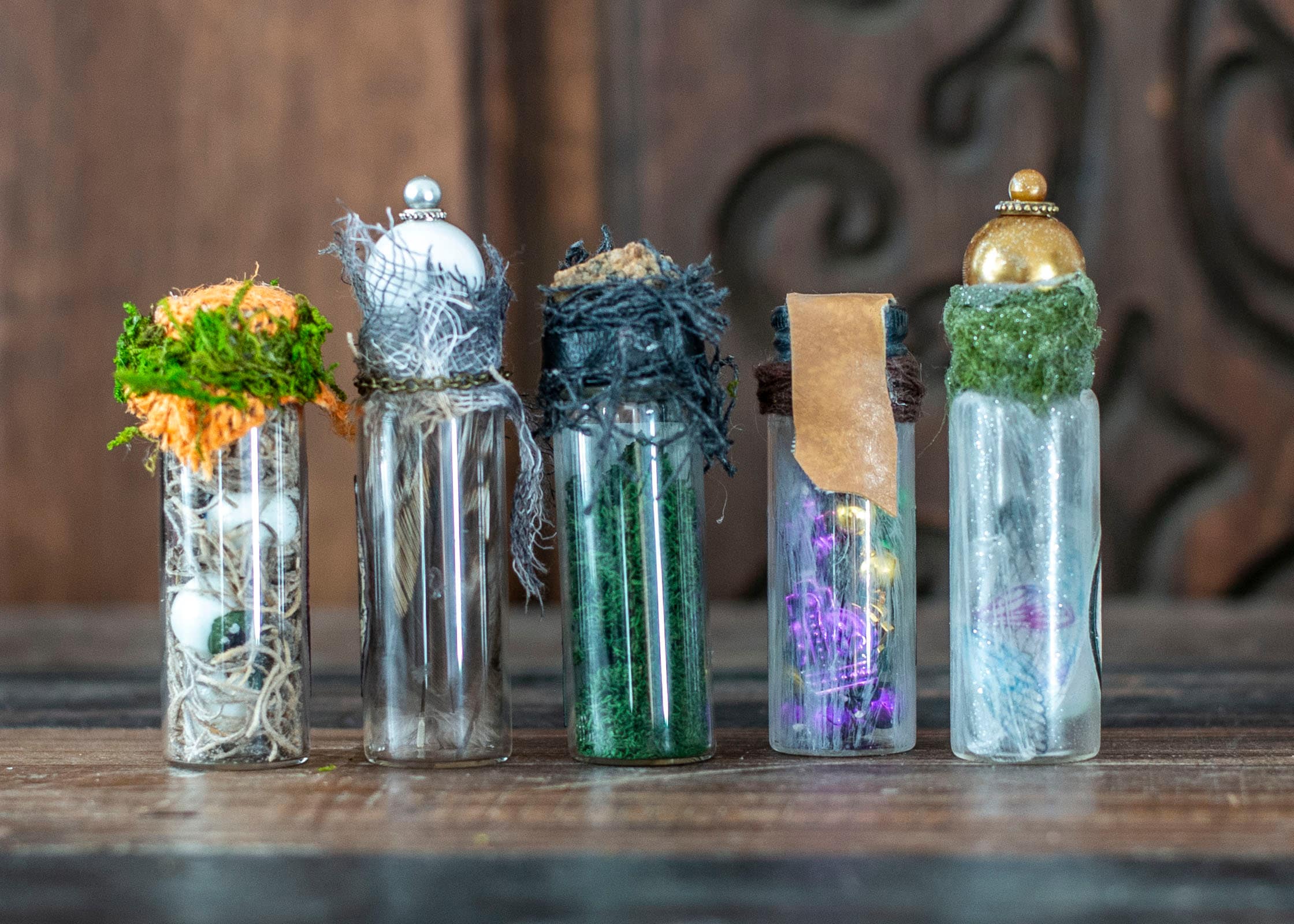 Magic Potion Bottle Set Labyrinth Inspired Potion Bottles | Etsy