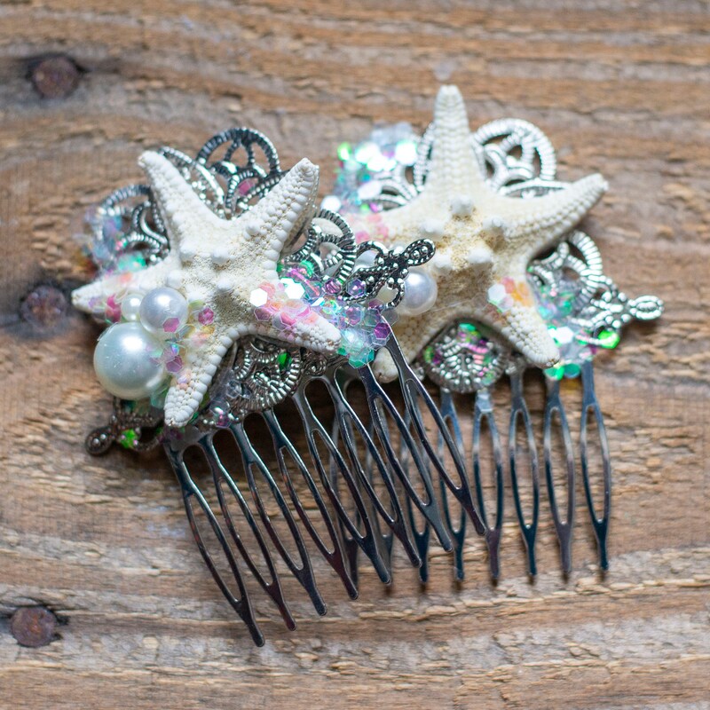 Starfish Hair Comb - Etsy