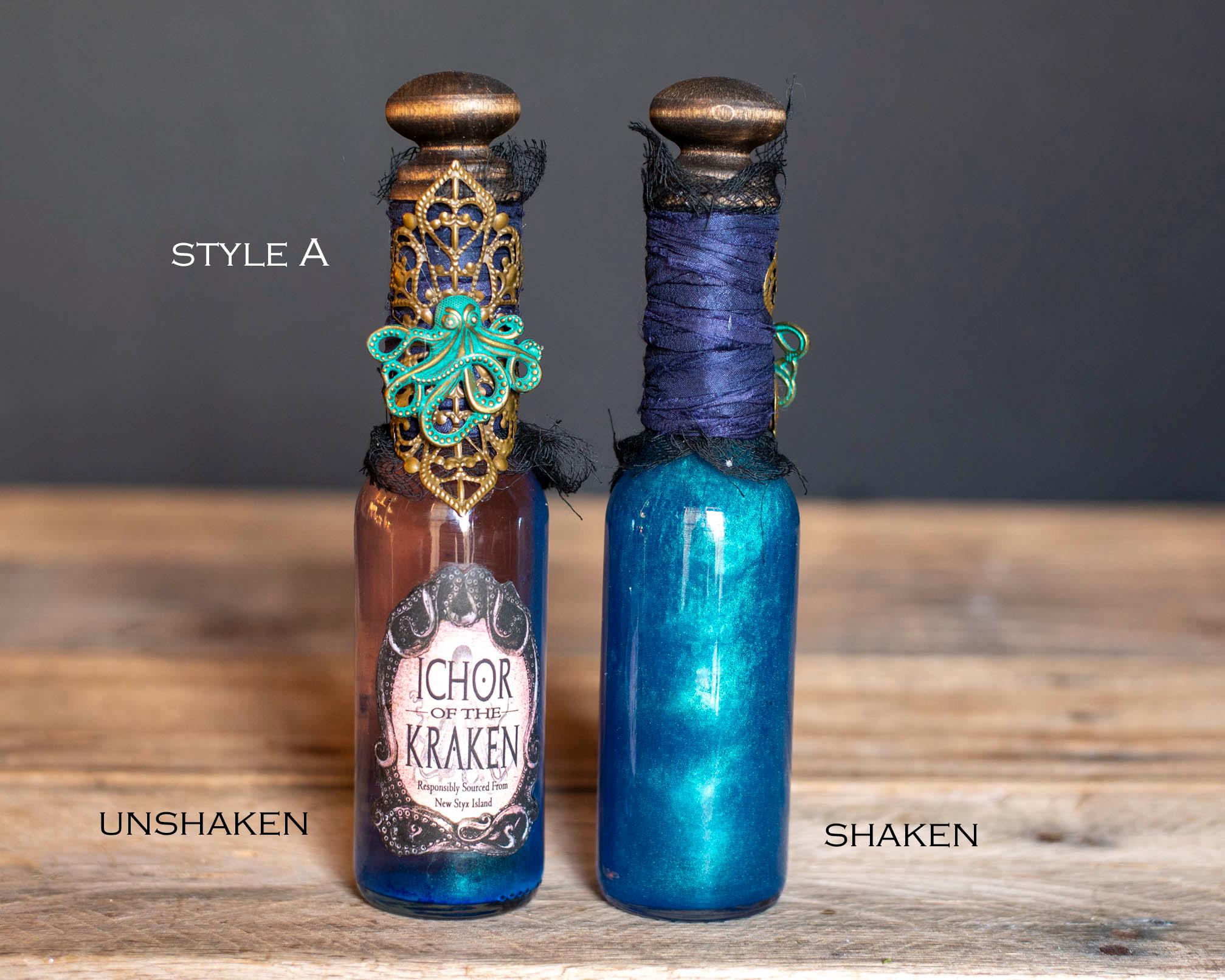 Ichor of the Kraken Potion Bottle: Halloween LARP RPG Prop - Etsy