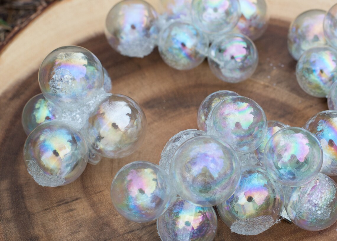 Set of Glass Bubble Hair Clips Water Fairy Mermaid Hair - Etsy