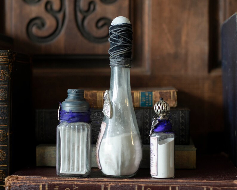 Moon Dust Potion Bottles Halloween Potion Bottles Moon Magic | Etsy