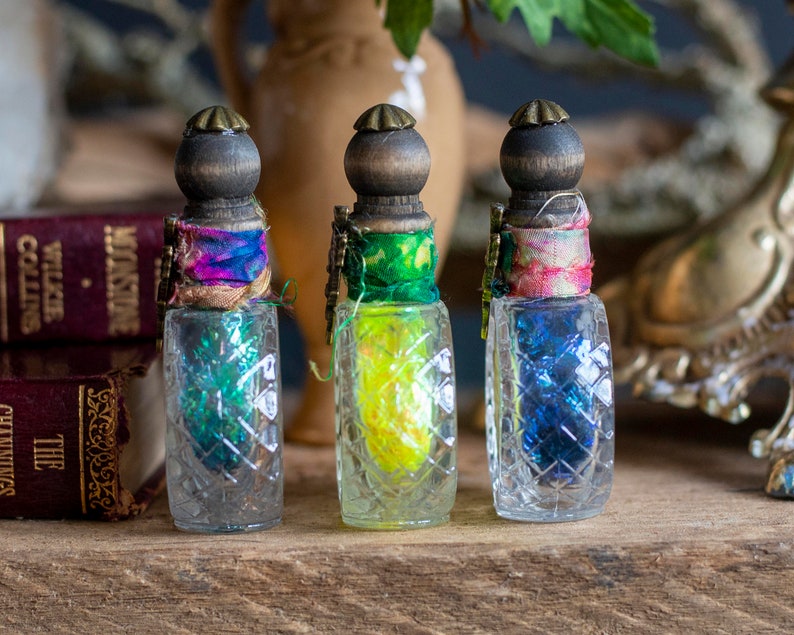 Mini Rainbow Dragon Fire Potion Bottle Dragon Potions Dragon - Etsy