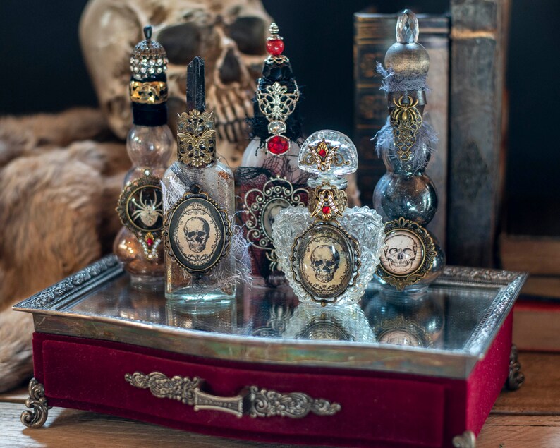 Death Potion Gothic Potion Bottle Altered Art Bottle Altar - Etsy