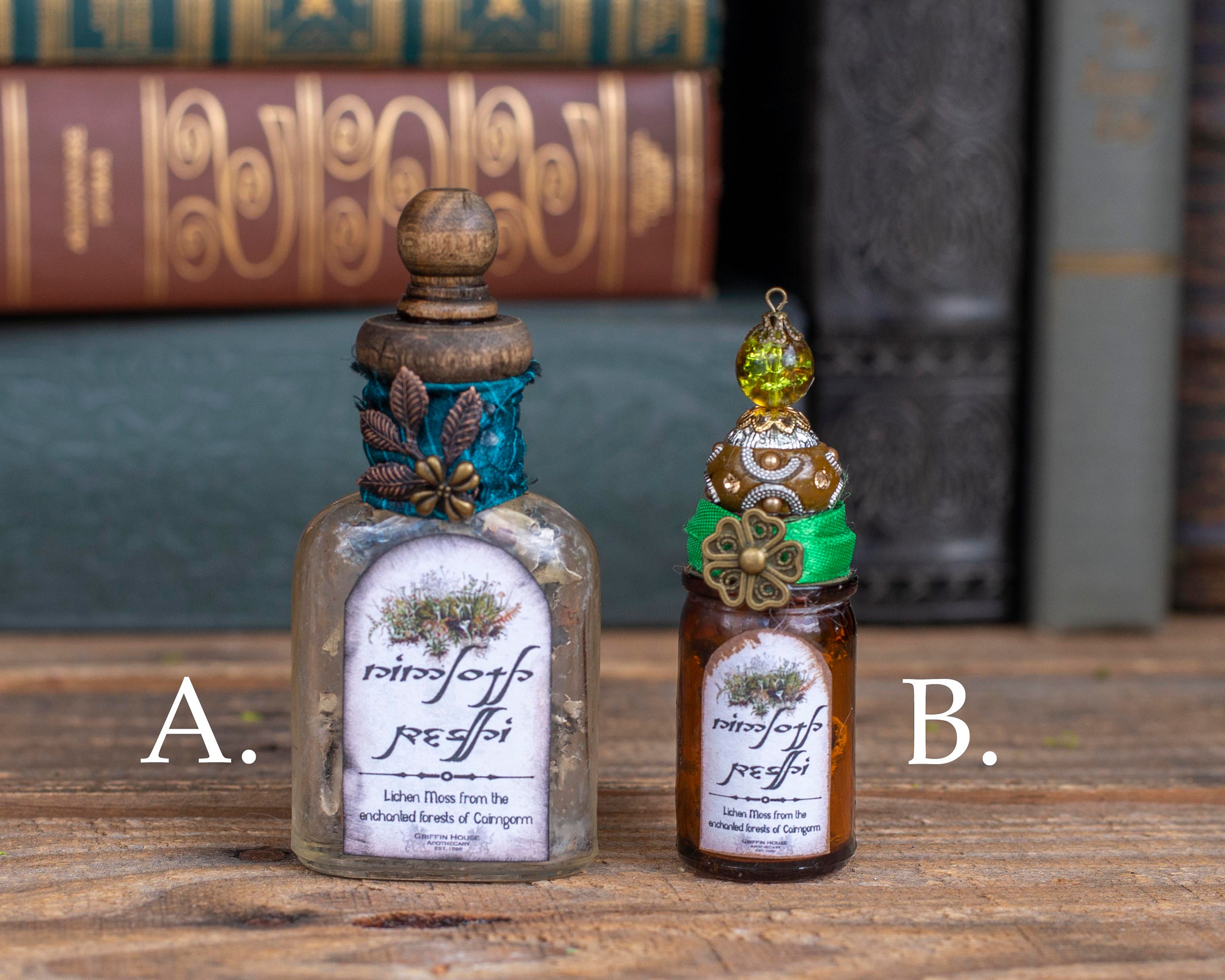 Botella de poción mágica pociones mágicas de hadas musgo del - Etsy México