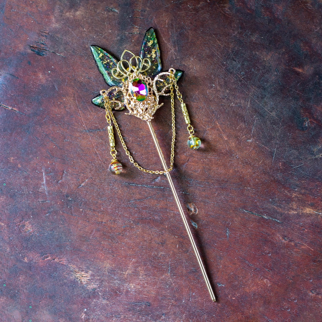 Fairy Wing Hair Stick, Fairy Costume, Fairycore, Fairy Accessories ...