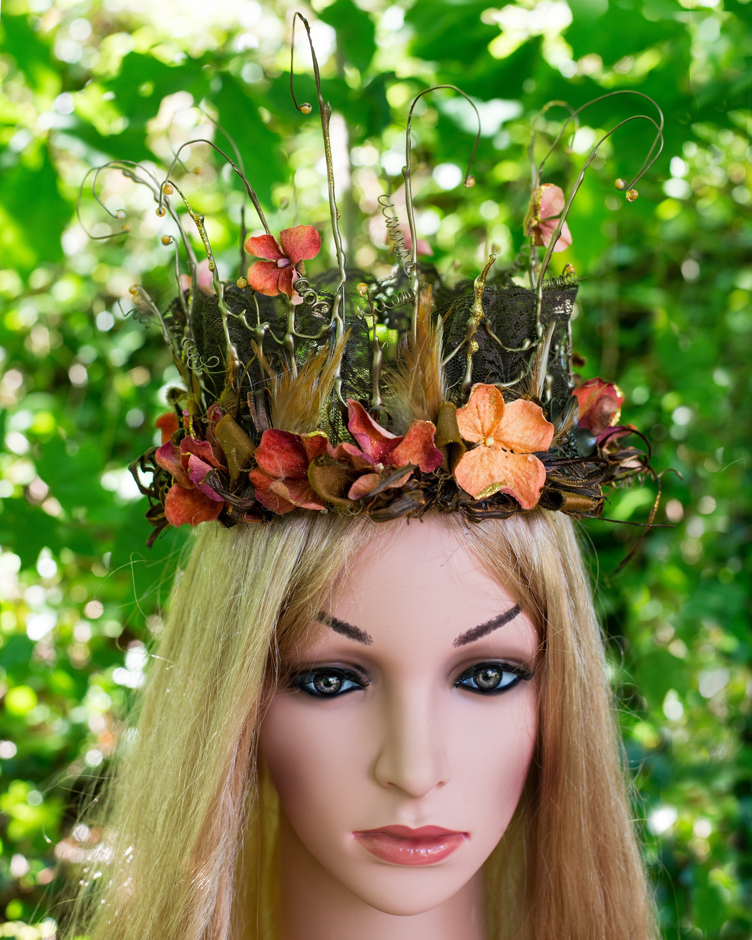 Autumn Fairy Crown Fall Fairy Crown Forest Fairy Fairy | Etsy