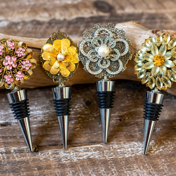 Flower Wine Stopper - Etsy