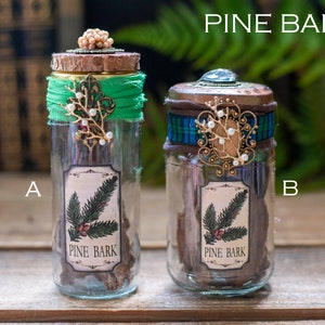 Botanical Specimen Apothecary Jars, Flower Potion Bottles, Botanical ...