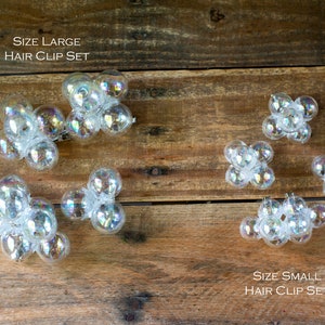 Set of Glass Bubble Hair Clips, Water Fairy, Mermaid Hair Clip, Fairy ...