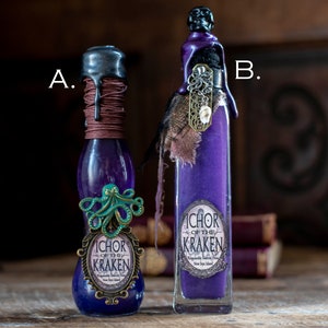 Ichor of the Kraken Potion Bottle, Halloween Potions, LARP Props ...