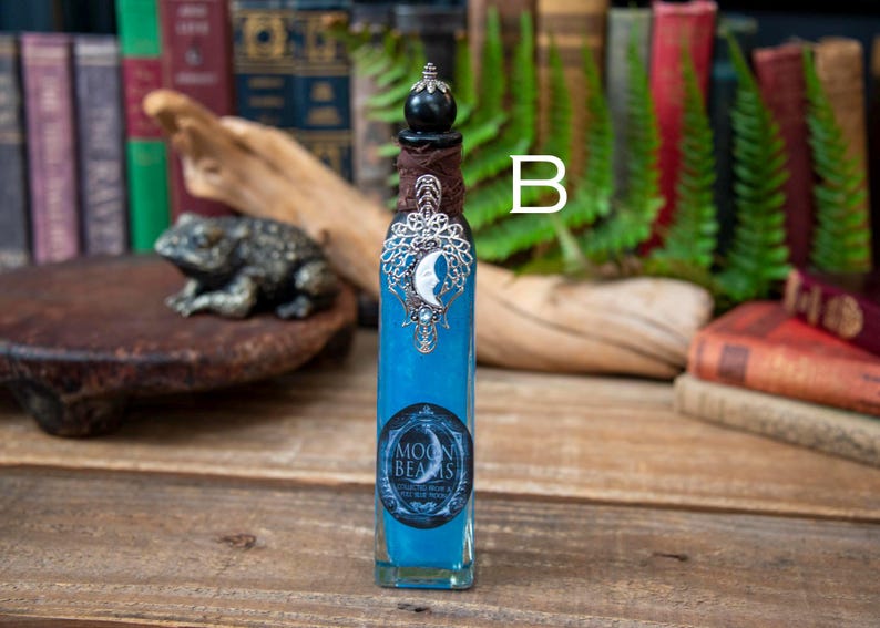 Moon Beams Potion Bottle: Color Changing Celestial Decor, Fantasy ...