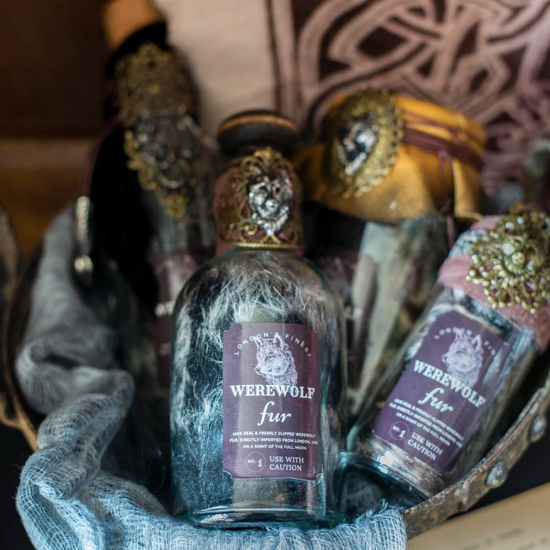 Werewolf Potion Bottles - Etsy