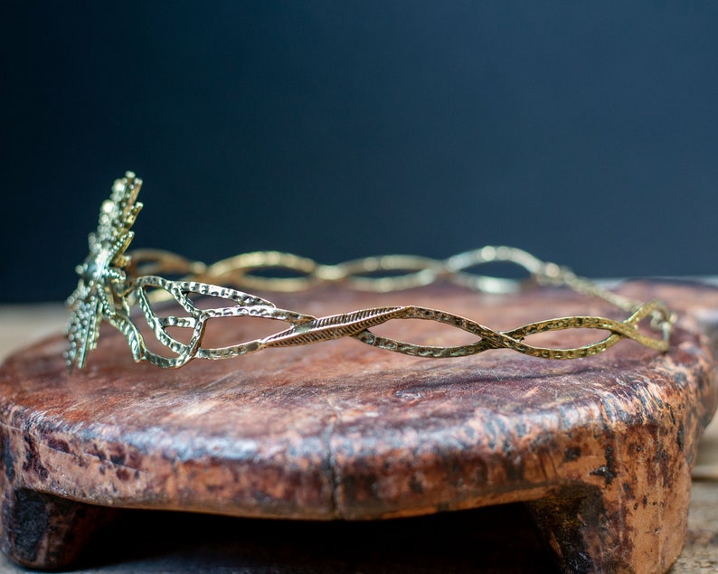 Elf King Crown Mens Wedding Crown Mens Crown Gold Crown - Etsy