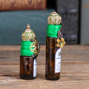 Enchanted Forest Moss Potion Bottle: Upcycled Glass, Mixed Media Art - Etsy