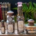 Botanical Specimen Apothecary Jars, Flower Potion Bottles, Collectable ...
