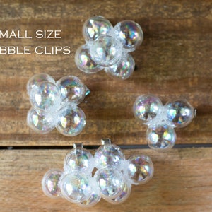 Set of Glass Bubble Hair Clips, Water Fairy, Mermaid Hair Clip, Fairy ...