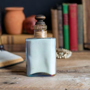 Unicorn Horn Dust Potion Bottle, Vintage Glass & Ceramic Potion Bottles, Fantasy Decor, Unique ...
