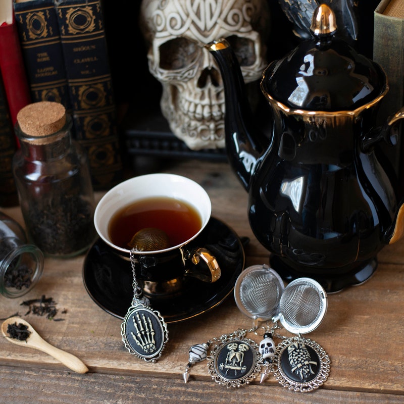 Goth Tea Set - Etsy