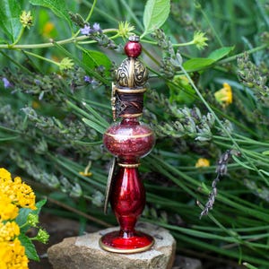 Red Fairy Dust Potion Bottle, Fairy Magic, Fairy Art, Magical Home ...