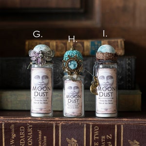 Moon Dust Potion Bottles Halloween Potion Bottles Moon Magic | Etsy