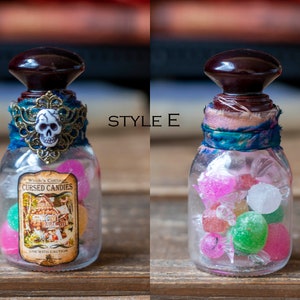 Forest Witch Potions, Cursed Candies Potion, Halloween Potion Bottle ...