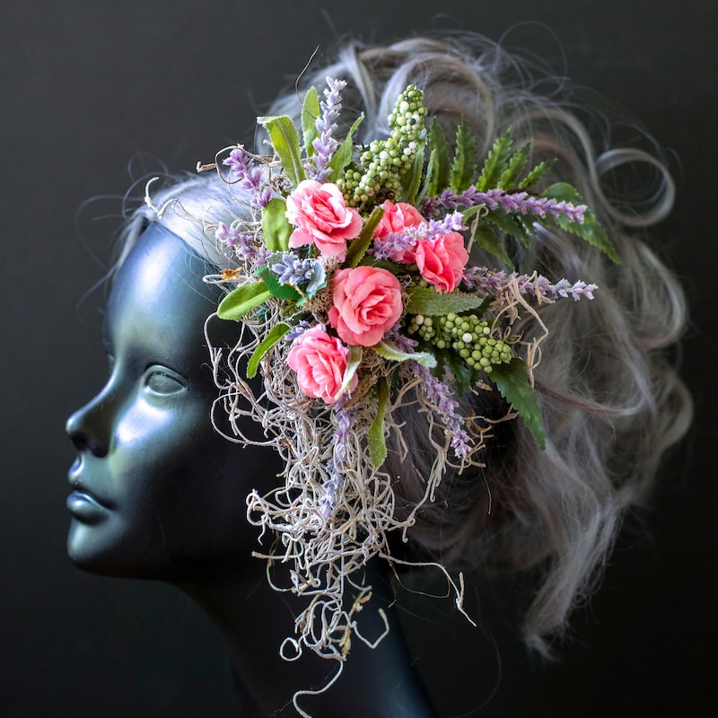 Flower Headpiece - Etsy