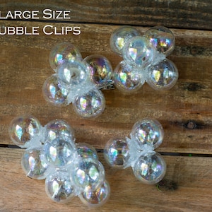Set of Glass Bubble Hair Clips, Water Fairy, Mermaid Hair Clip, Fairy ...