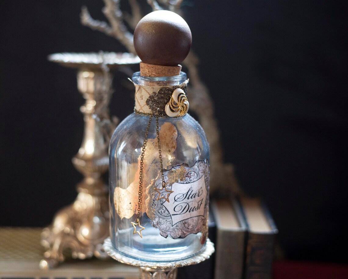 Star Dust Potion Bottle DIY Potion Bottle Make Your Own - Etsy