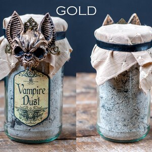 Vampire Dust Apothecary Jar, Halloween Potion Bottle, Vampire Potions ...