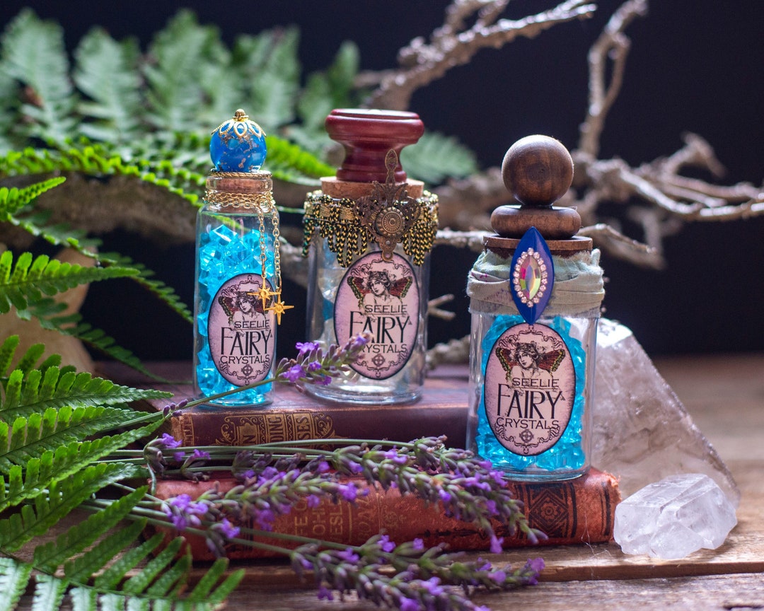 Fairy Crystals Potion Bottle, Fairy Magic, Halloween Potion Bottle ...