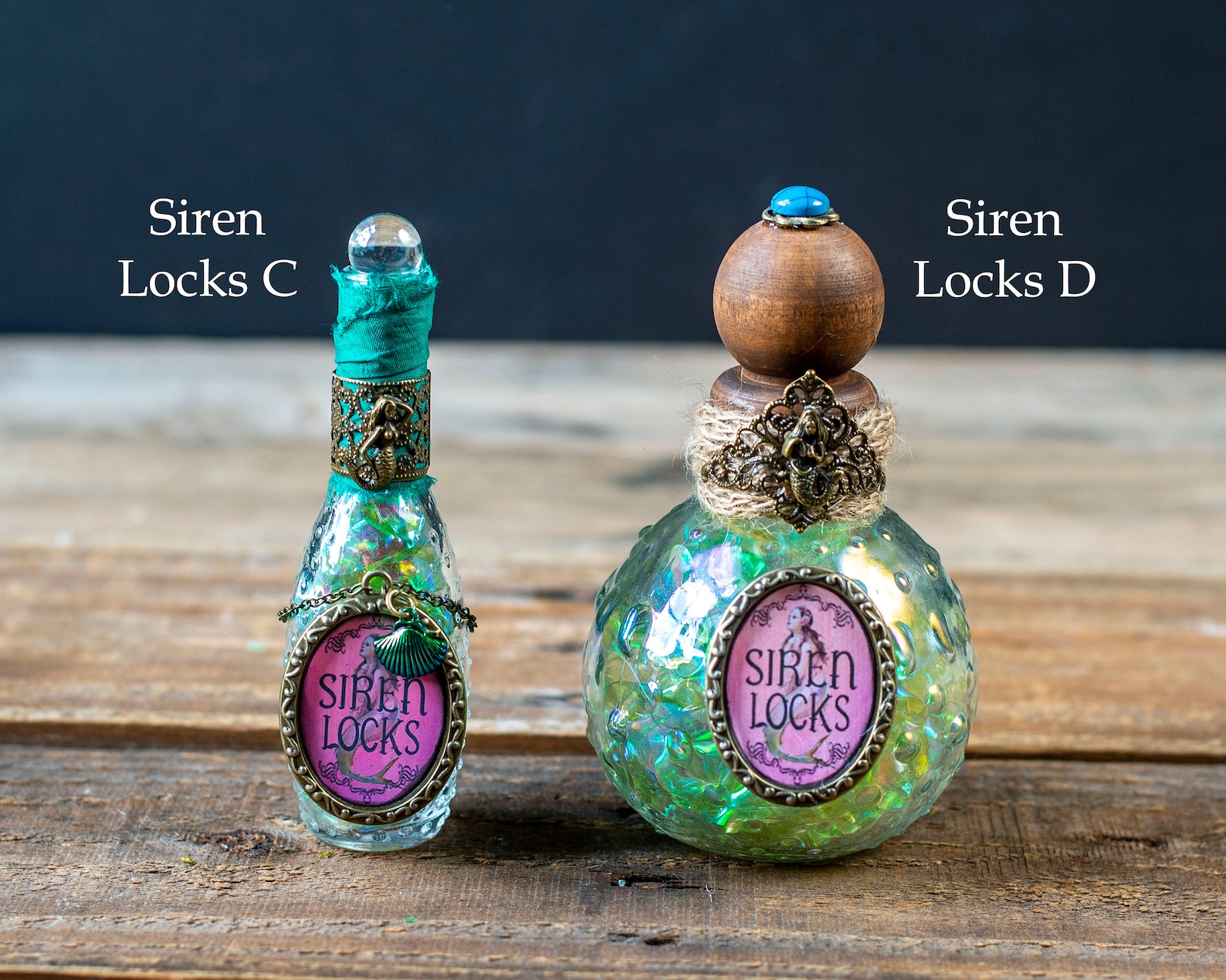 Mermaid Potion Bottles Sea Witch Potions Halloween Potion - Etsy