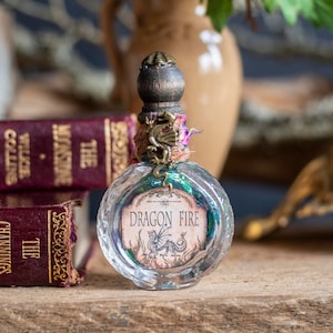 Mini Rainbow Dragon Fire Potion Bottle, Dragon Potions, Dragon Art ...