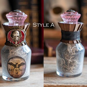 Vampire Bat Wing Potion Bottle, Halloween Potions, Halloween Decor ...