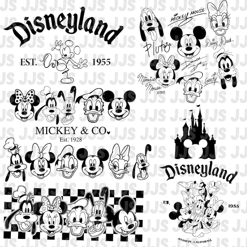 Mouse Svg Png, DXF Instant Download Printable Design Family Vacation ...