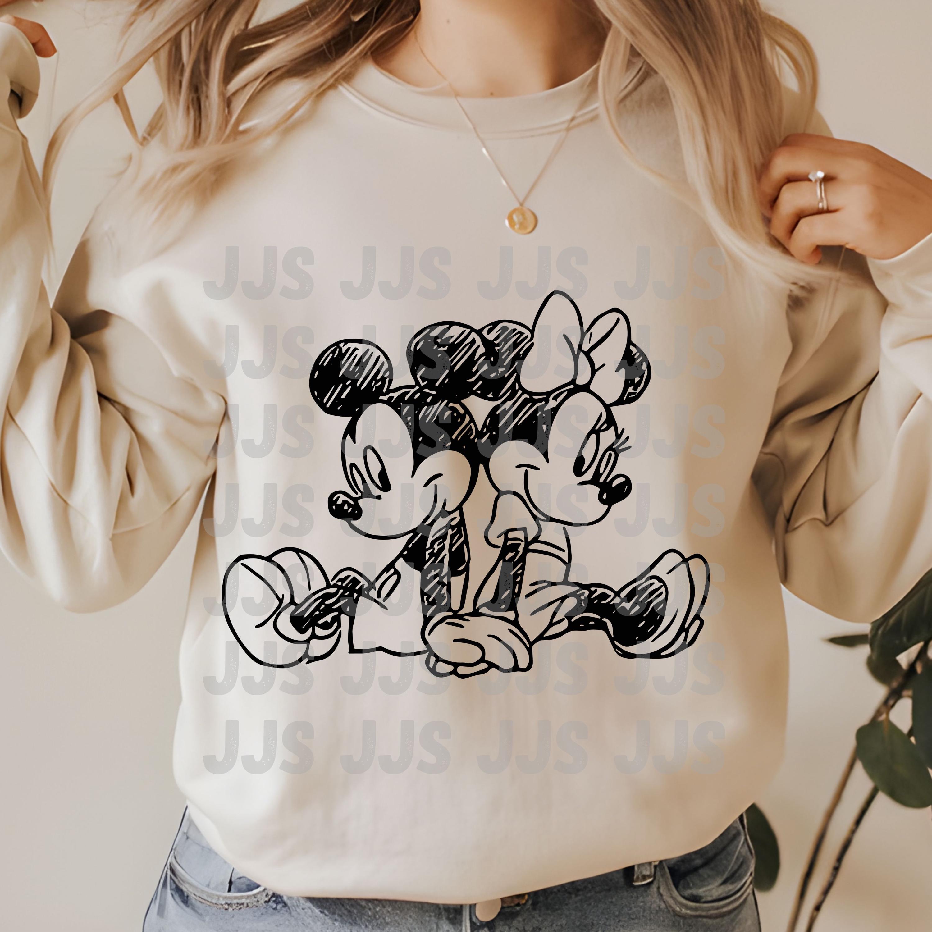 Mouse Sketch Svg Png, Family Vacation Instant Dxf Download, Printable ...