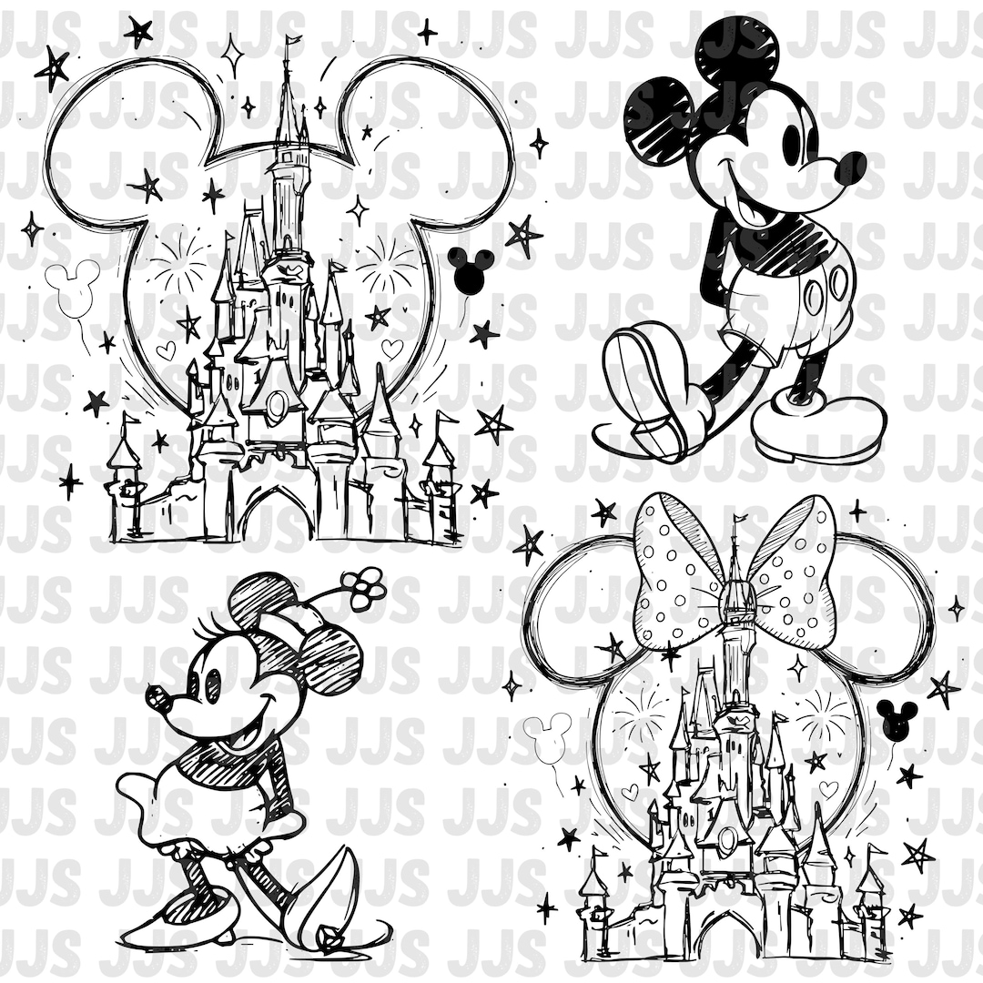 Mouse and Friends Svg Png, Instant Download, Printable Design for ...