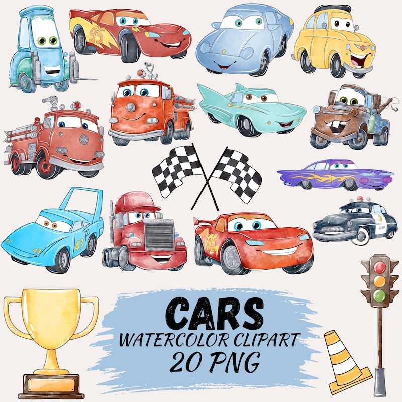 Cars Clipart Clipart Png - Etsy
