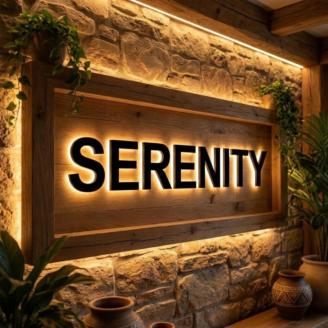 Personalized Business Logo Sign, Custom Stainless Steel LED Signage ...
