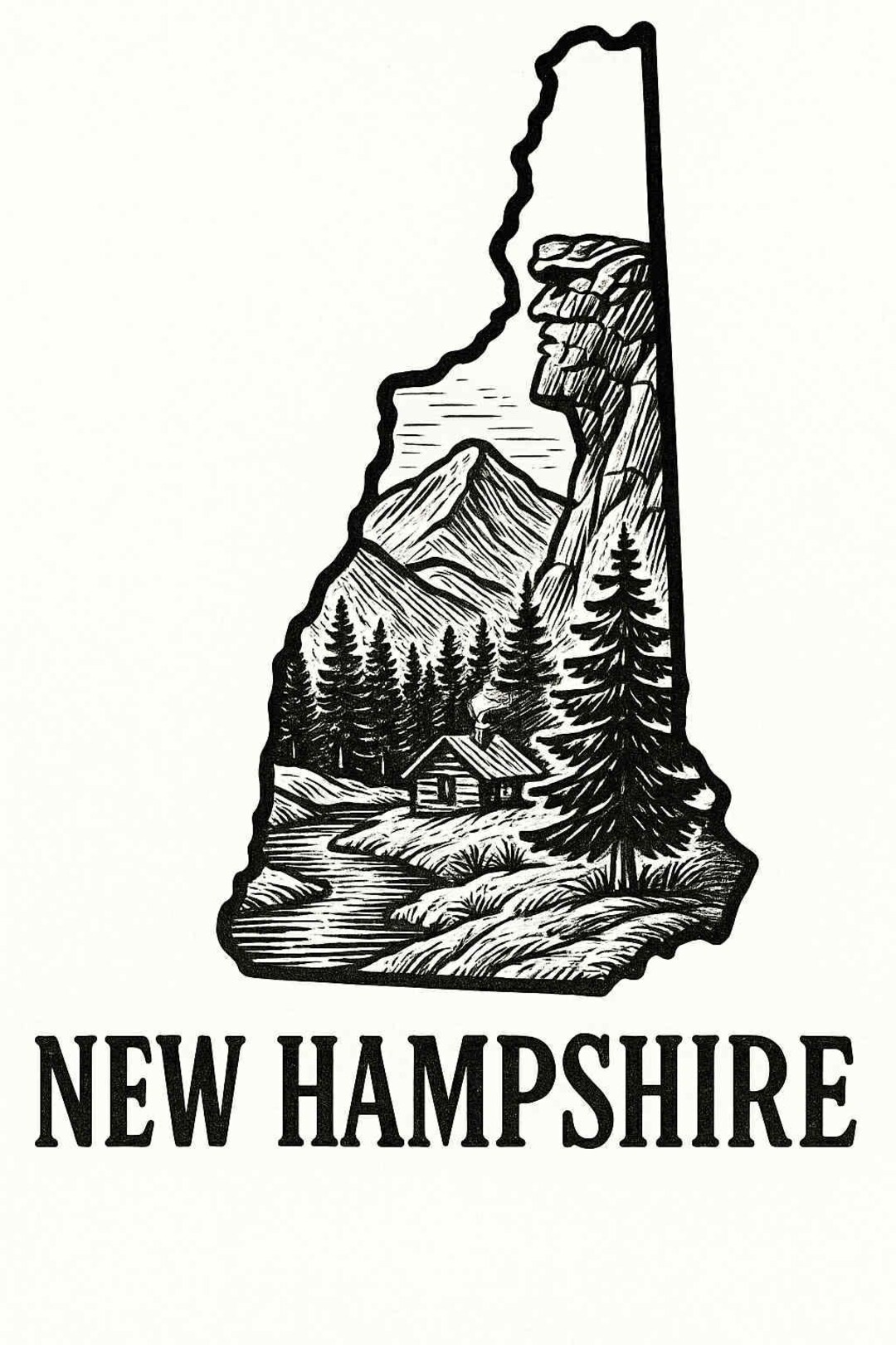 New Hampshire Sign - Etsy
