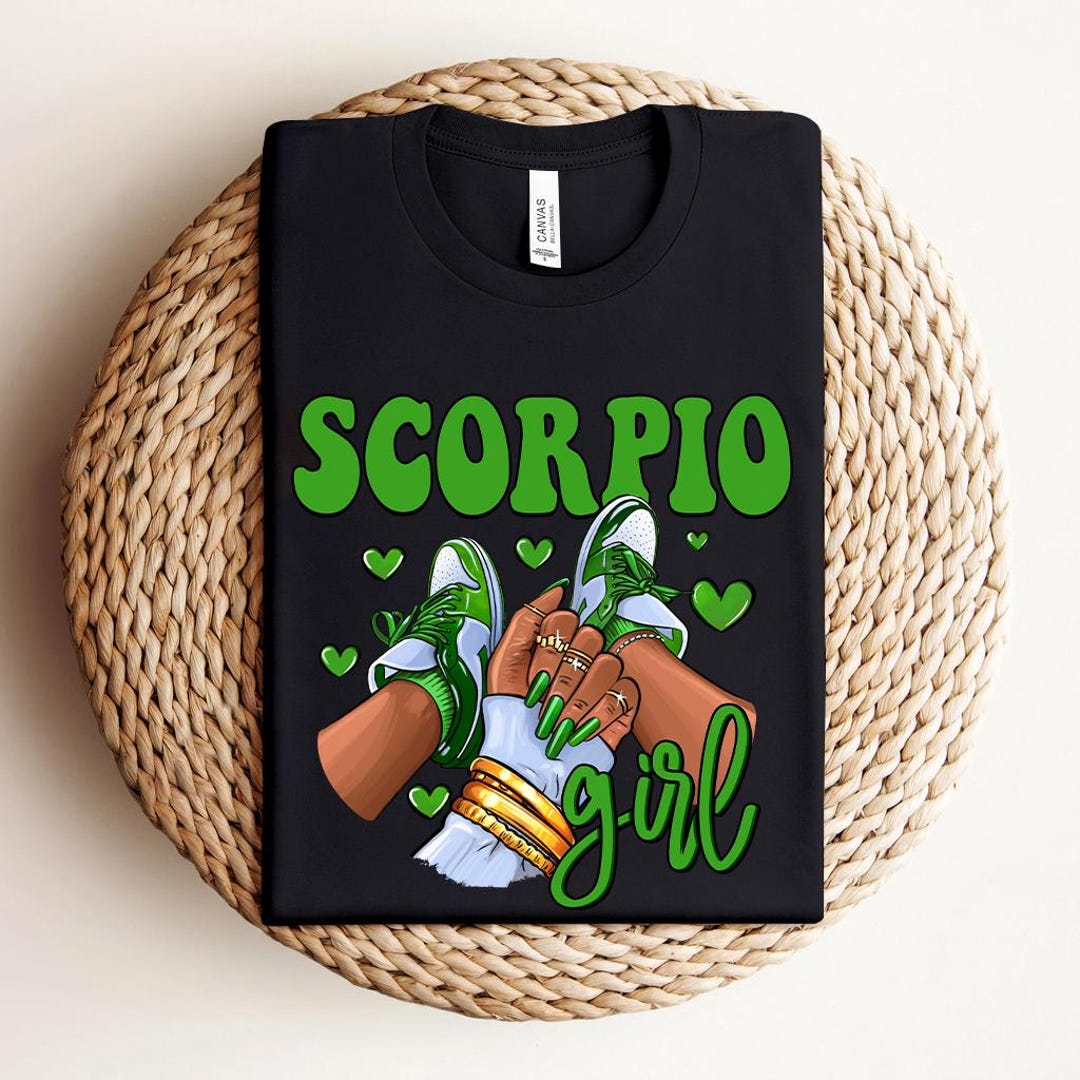 Scorpio Girl Shoes Astrology Zodiac Sign Black Women T-shirt - Etsy